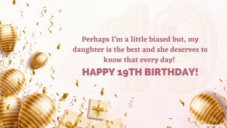 Happy 19th Birthday Daughter - Show Love and Appreciation